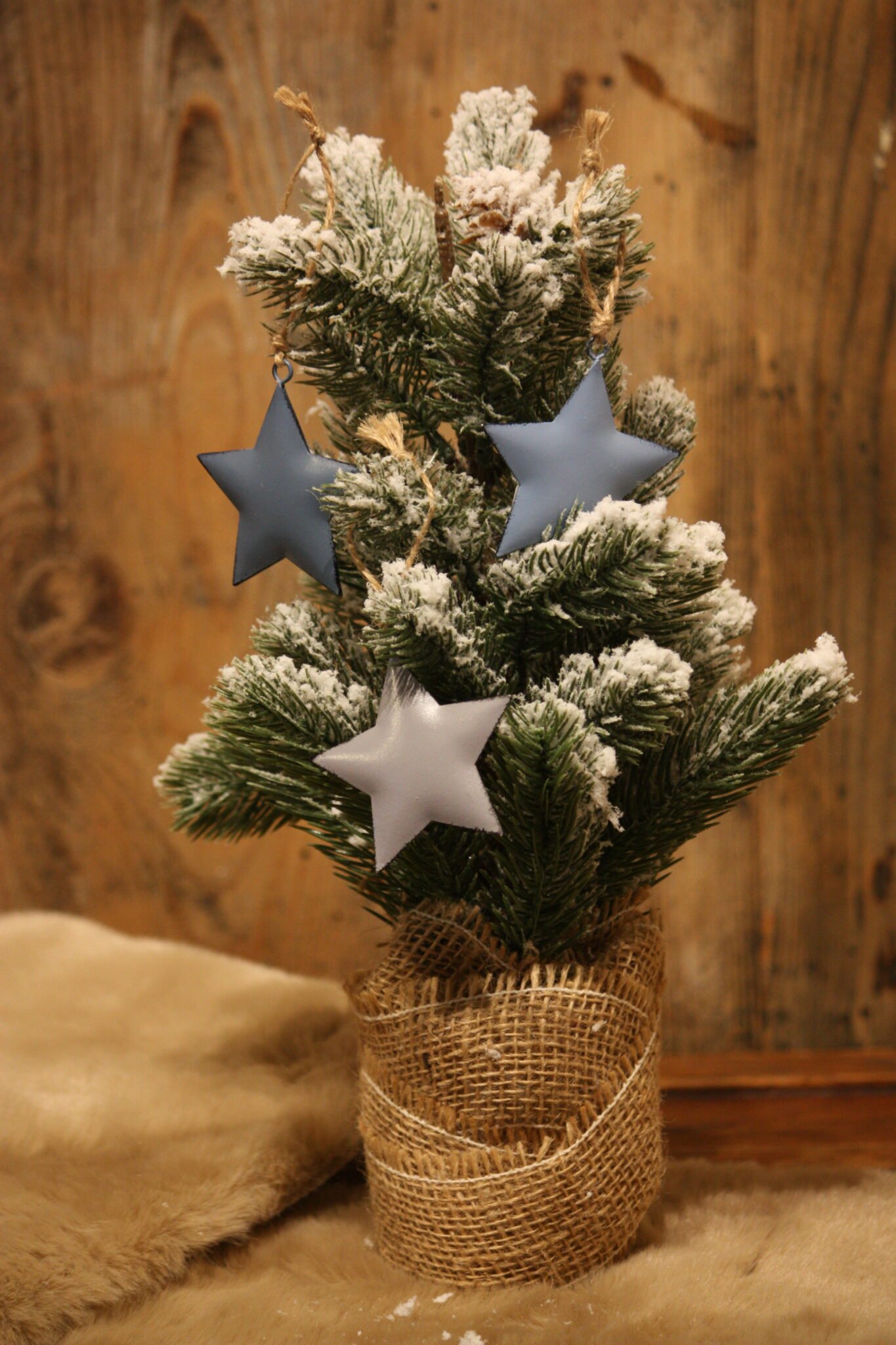 Suspension de Noël - Ma petite étoile bleue de noël - Boiseline